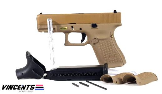 WE Glock 19 Gen 5 “SECRET” with Auto Tan
