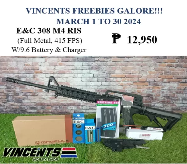 Package Bundles 079 - EC 308 M4 RIS WITH VINCENTS' FREEBIES GALORE ...